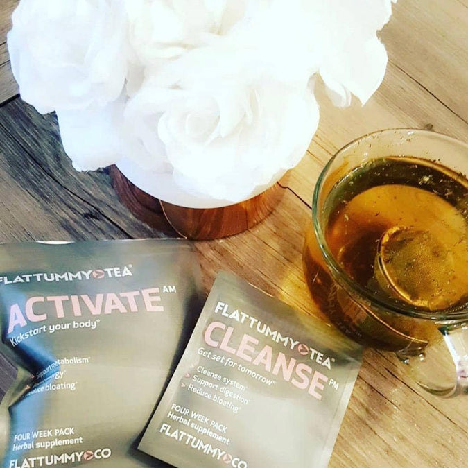 Flat Tummy Tea - Safe and Gentle 2 Step Detox Tea | Flat Tummy Co